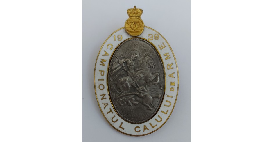 Insigna interbelica Campionatul Calului de Arme 1938 | arhiva Okazii.ro