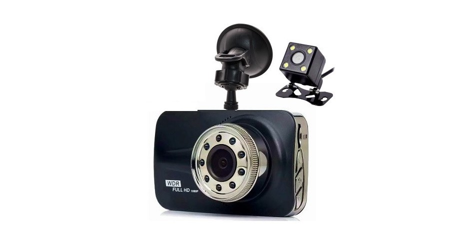 Camera Video Auto Fata Spate Dubla Camera Masina HD 1080P Camera DVR ...