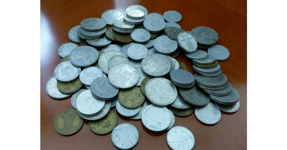 Lot de 100 monede Romane?ti | arhiva Okazii.ro