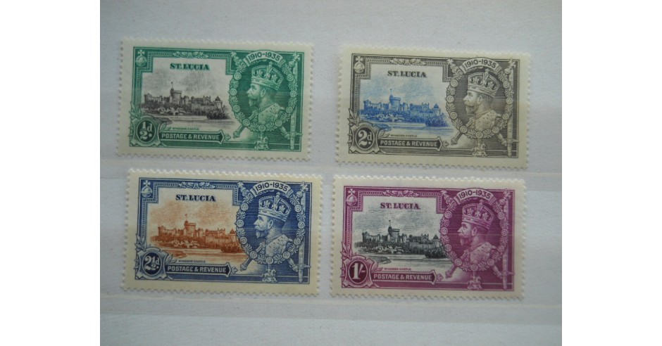 1935 SERIE COLONII BRITANICE ST LUCIA ,GEORGE V | arhiva Okazii.ro