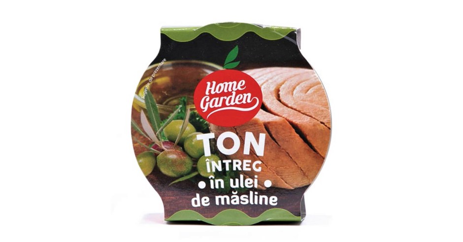 Ton Intreg in Ulei de Masline, Home Garden, 170 g, Conserva de Peste ...