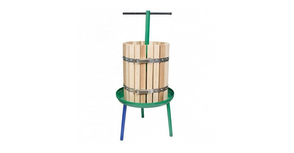 Presa teasc struguri VIlen, 30 L Lemn, cu Filet, cu picioare | arhiva ...