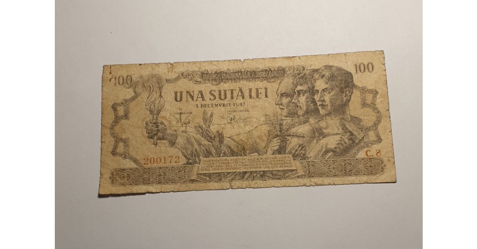 100 lei 1947 Decembrie | arhiva Okazii.ro