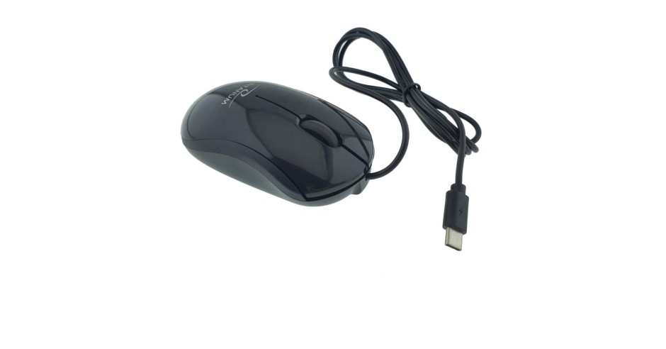 Mouse optic cu fir si conector USB-C, 3D, Titanum 94670, 1000 DPI, 100 ...