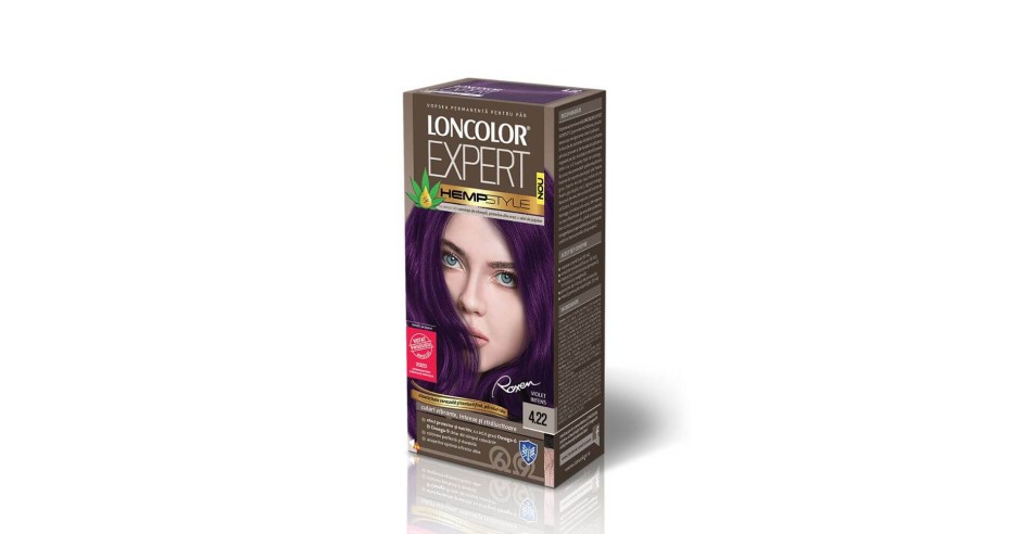 Vopsea de Par Loncolor Expert Hempstyle 4.22, Violet Intens, 100 ml ...