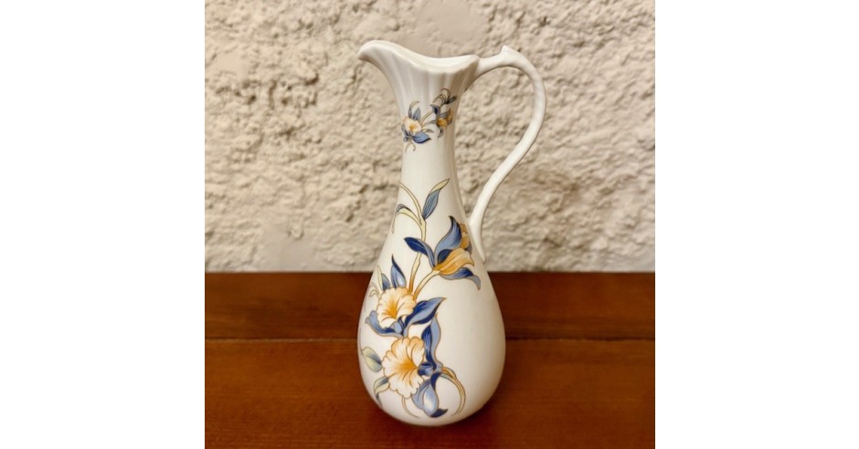 CARAFA/ VAZA DIN PORTELAN ENGLEZESC- AYNSLEY- FINE ENGLISH BONE CHINA ...