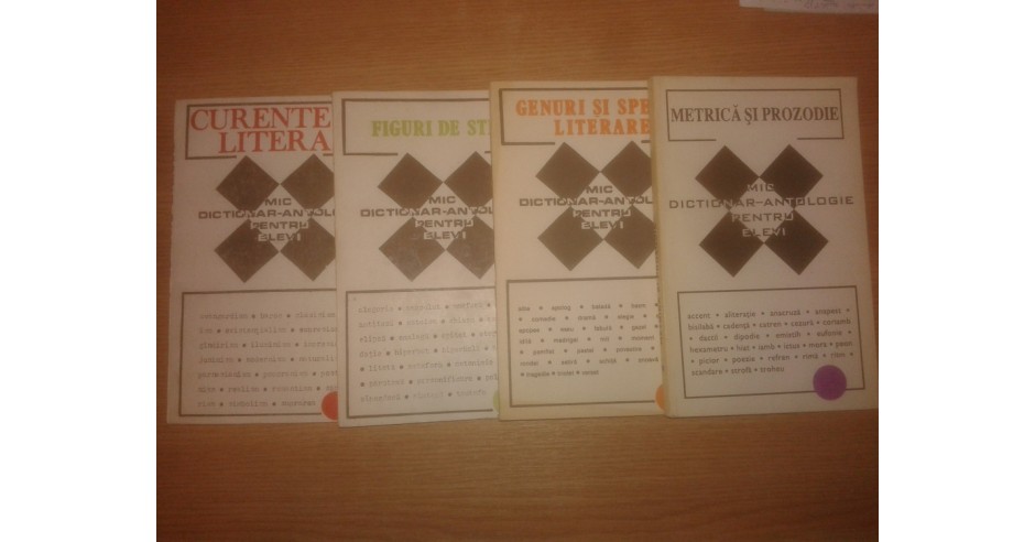 Curente literare; Figuri de stil; Genuri si specii literare; Metrica si ...