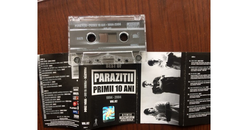 parazitii primii 10 ani vol. 2 1994-2004 caseta audio muzica hip hop ...