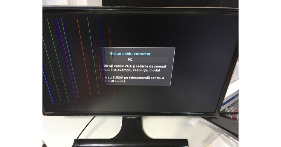 Televizor LED Samsung Monitor TV T24E390EW 60cm negru Full HD - display ...