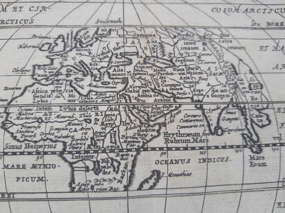 Harta Lumii Antice, tiparitura originala din anul 1691 | arhiva Okazii.ro