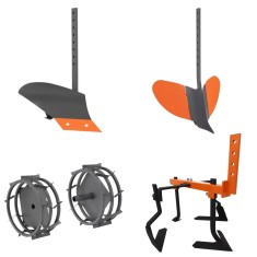 Pachet - Plug de arat + Plug de bilonat (rarita) + Cultivator ...