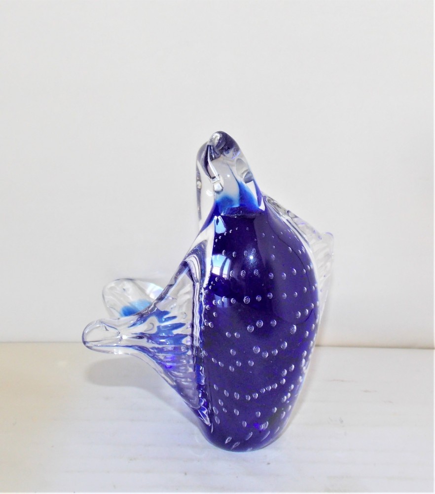 Statueta cristal sommerso suflata manual Porumbel design Germano Padoan ...