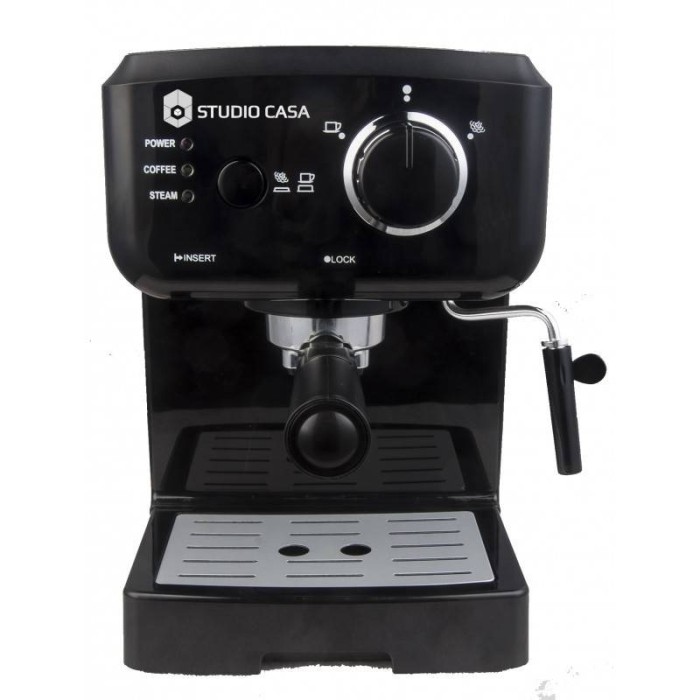 Espressor cafea Studio Casa Caffe Crema SC 1901 1050W 1.5 litri Negru ...