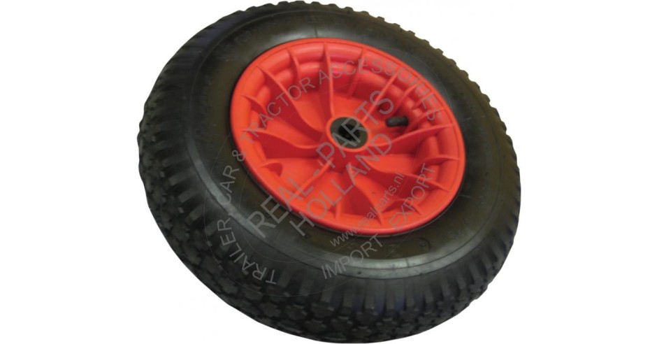 Roata ansamblata RealParts pentru protap remorca auto , 4.00-8 PVC , 4 ...