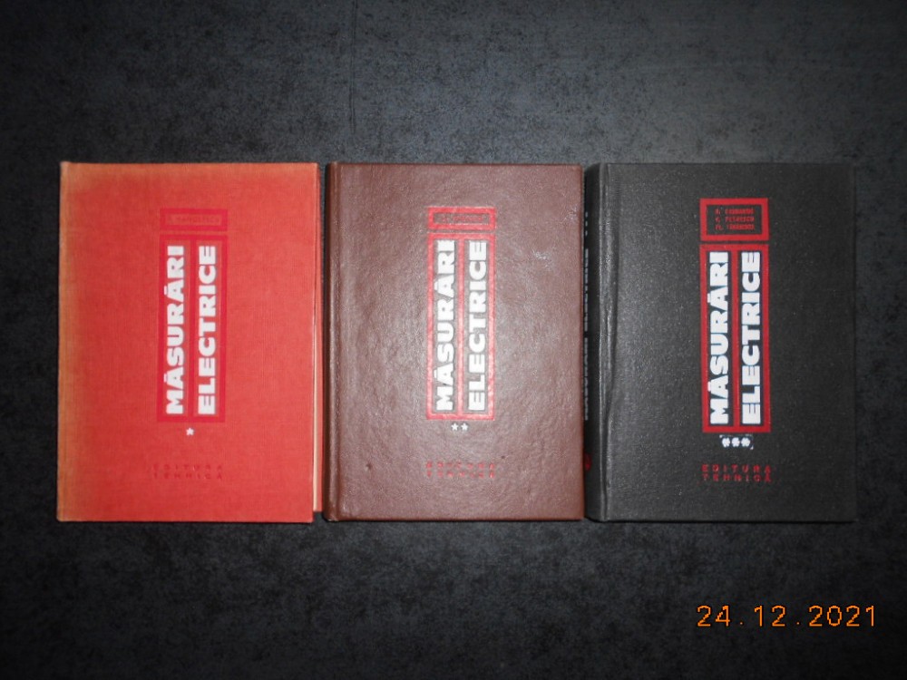 PAUL MANOLESCU, ULRICH WIENER, R. CRAMARIUC - MASURARI ELECTRICE 3 ...