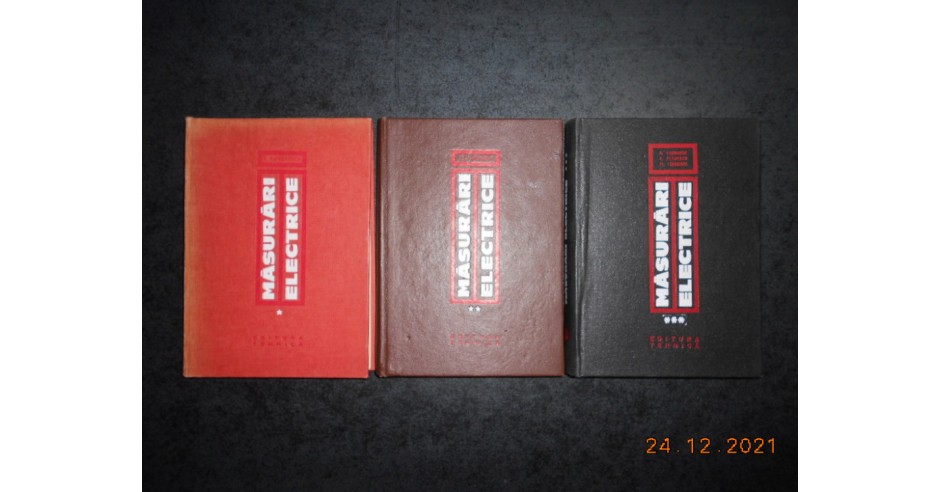 PAUL MANOLESCU, ULRICH WIENER, R. CRAMARIUC - MASURARI ELECTRICE 3 ...