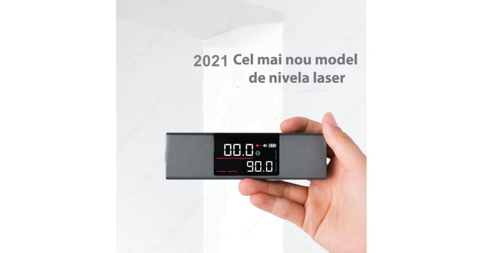 Aparat portabil masurare nivel Xiaomi,nivela laser dublu cu trepied din ...