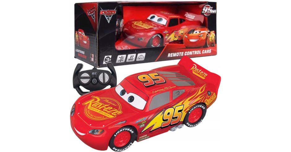 Masina Cars Fulger McQueen cu radiocomanda scara 1:18 | arhiva Okazii.ro