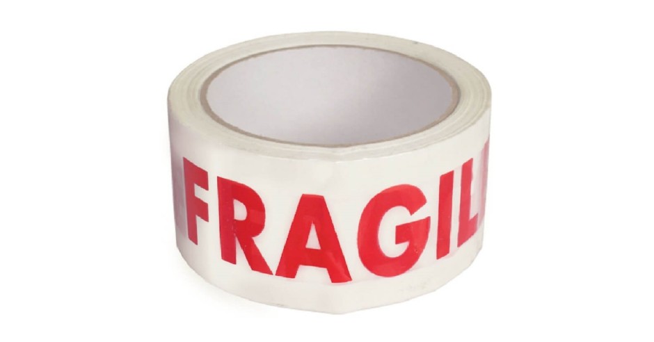 Banda Adeziva Model Fragil, 50mm x 60m, Banda Adeziva cu Model, Banda ...