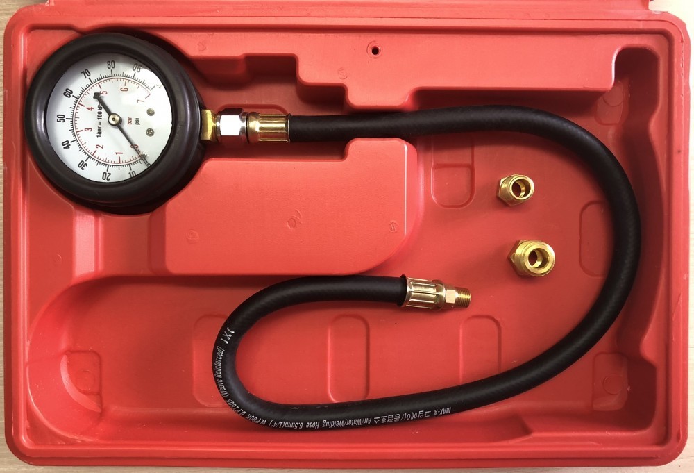 Kit tester auto compresie benzina cu manometru si 2 adaptori | arhiva ...