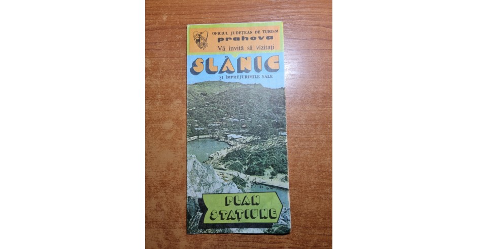 Pliant turistic si harta - slanic prahova si imprejrimile sale - din ...