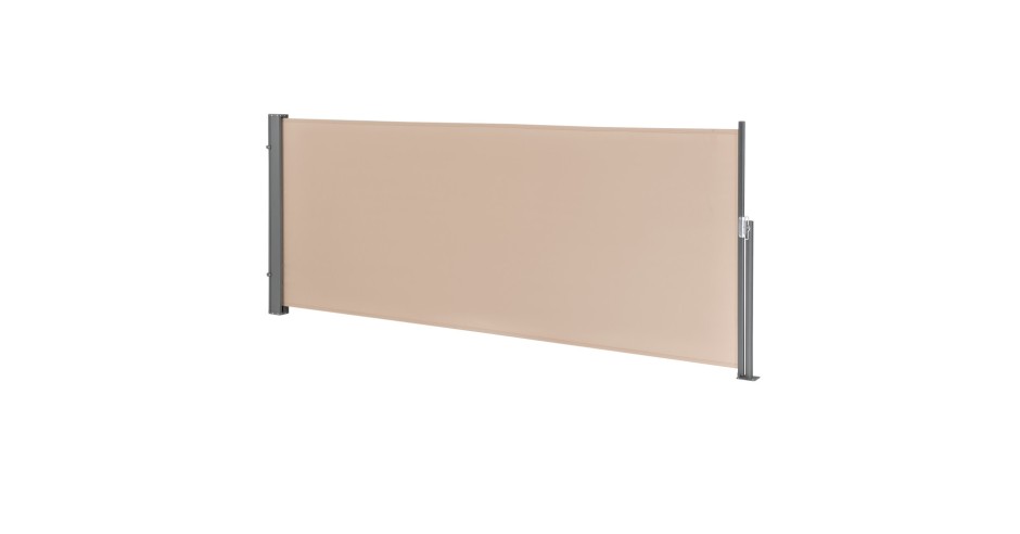 Paravan solar retractabil Werth 300 x 140 cm bej [pro.tec] HausGarden ...