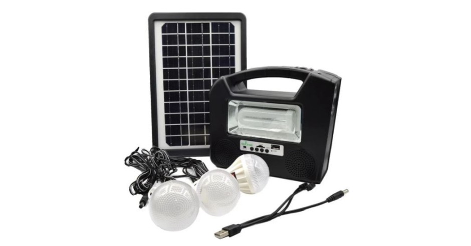 Kit iluminat solar CCLAMP CL-26, Lanterna 20W, Proiector Bec SMD 30W, | Okazii.ro