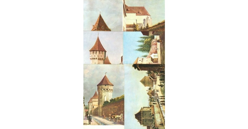 Set ilustrate Sibiul vechi, I, II | arhiva Okazii.ro