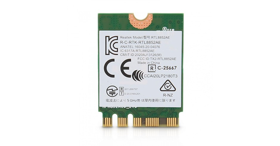 Modul Wifi 6 RTL8852AE, NGFF M.2 1800Mbps 802.11AX, 2.4G, 5G, Bluetooth ...