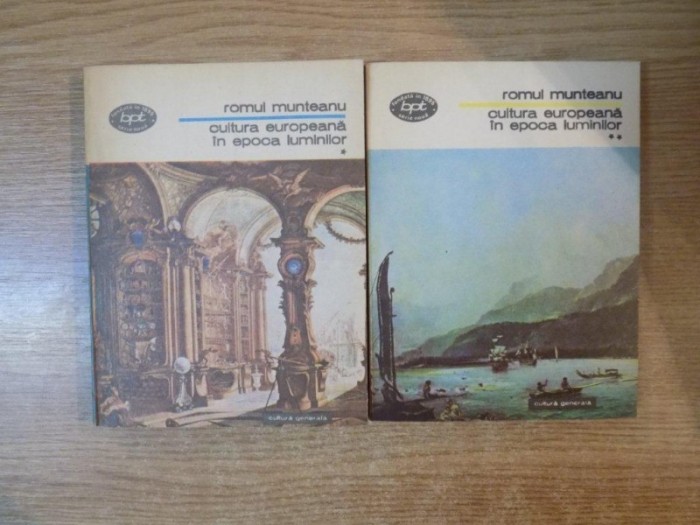 CULTURA EUROPEANA IN EPOCA LUMINILOR , VOL. I - II de ROMUL MUNTEANU , 1981 | Okazii.ro