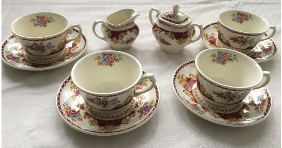 Set - ceai/cafea - port. Englezesc - Myott Meakin - Marlborough - 4 ...