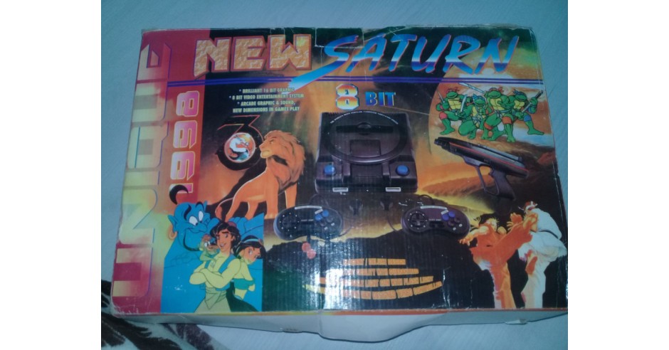 Joc vechi televizor TERMINATOR+Casete,ambalaj original,complet,cabluri ...