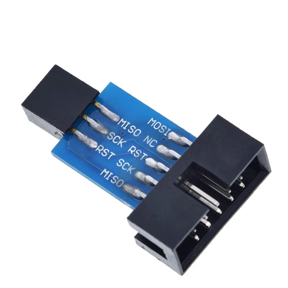 USBASP ISP adaptor / adapter convertor de la 10 la 6 pini ICSP (u.637 ...