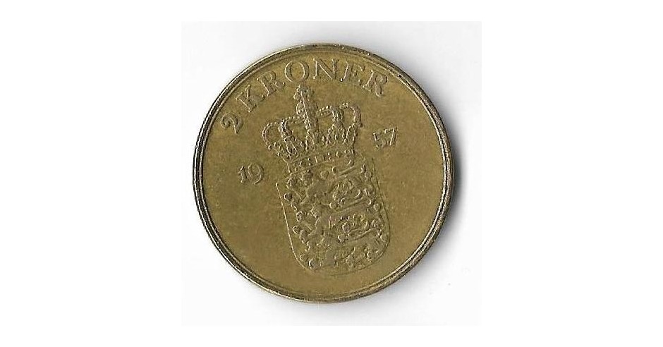 Moneda 2 kroner 1957 - Danemarca | arhiva Okazii.ro