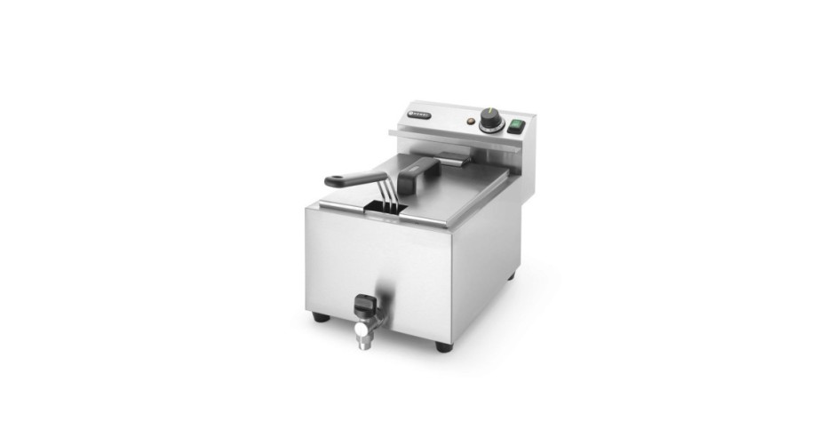 Friteuza electrica profesionala Master Cook, 8 litri, 3500 W, inox, cu ...