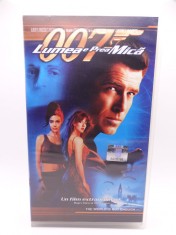Caseta video VHS originala film tradus Ro - 007 Lumea e prea mica ...