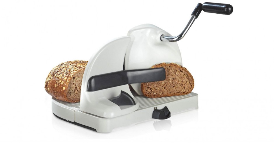 Feliator de paine Maximex 7519500, cu manivela, otel inoxidabil ...