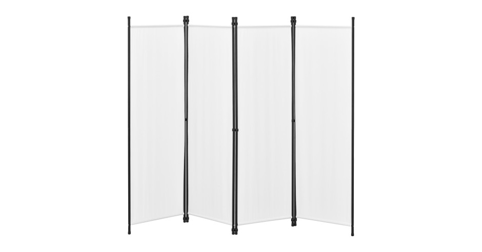 [en.casa]? Paravan Huesca BDG, 171 x 200 cm, otel/poliester, bej ...