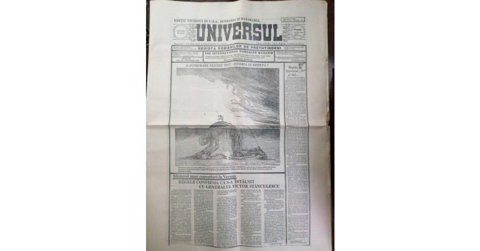 Ziarul Universul 1991, Nr. 138 Ianuarie - Revista Românilor de ...