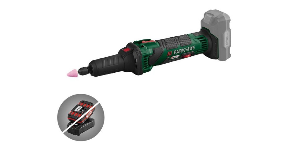 Slefuitor Pietre Parkside PGSA 20-Li, 20V, 4500-22000 RPM, Ghize 8mm ...