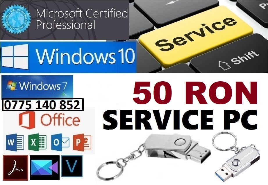 Service PC - Instalare Windows + Office - Asamblare IT Upgrade SSD HDD ...