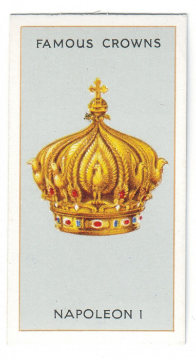 Coroane REGALE ( 18 ) celebre - FRANTA - Imparatul NAPOLEON I - 68/36 ...