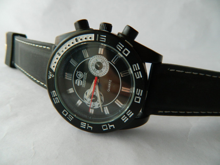 Ceas barbatesc CROSSWATCH , ceas mare 45 mm, Analog, Metal necunoscut ...