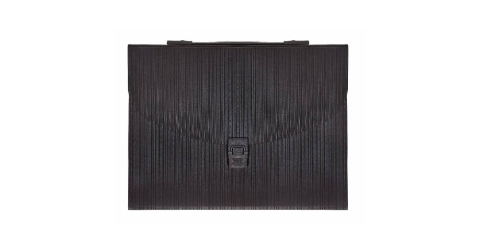 Mapa Plastic A4 Factis, 13 Compartimente si Maner, Neagra, Mape din ...