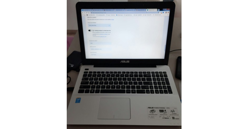 Laptop asus x555la-xx1568d, intel core i3-4005u, 500gb hdd, 4gb DDR3 ...