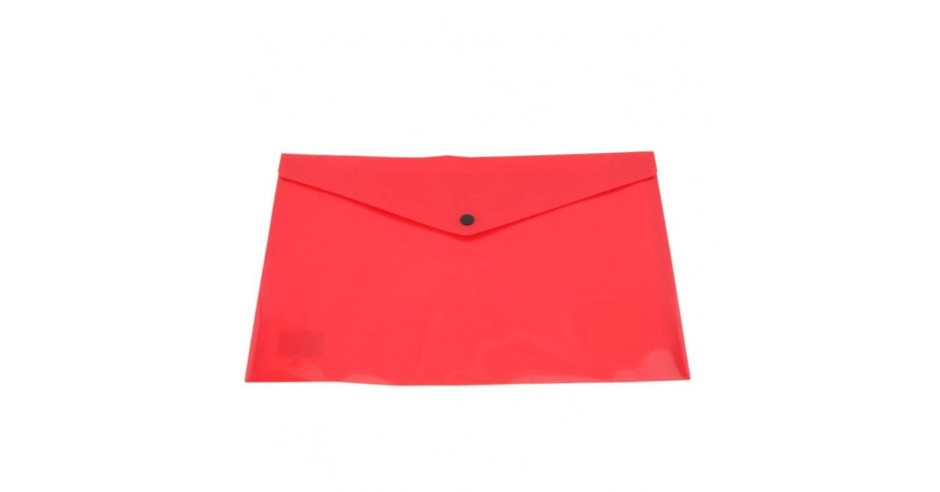 Mapa Plic Plastic A4 Factis, Inchidere cu Capsa, Rosie, Mape din ...