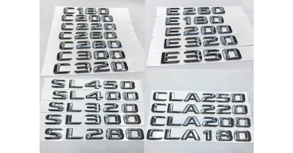 Emblema/sigla Mercedes E220/GLK250/S400/E350/GL550/C350, Mercedes-benz ...