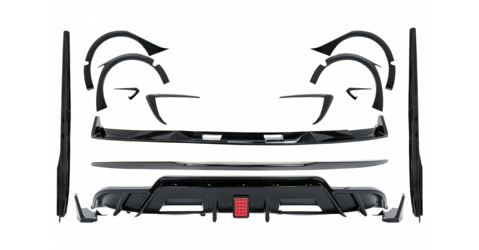 Pachet Exterior Complet de Extensii Tesla Model 3 (2017-2022 ...