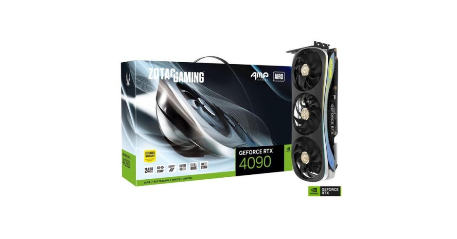 Placa video ZOTAC GeForce RTX 4090 AMP Extreme AIRO 24GB GDDR6X 384-bit ...