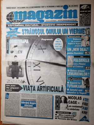 Magazin 2 octombrie 1997-art nicolas cage,tutankamon,pavarotti,anghel n ...